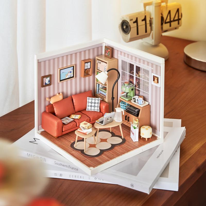 Diy dollhouse living room store