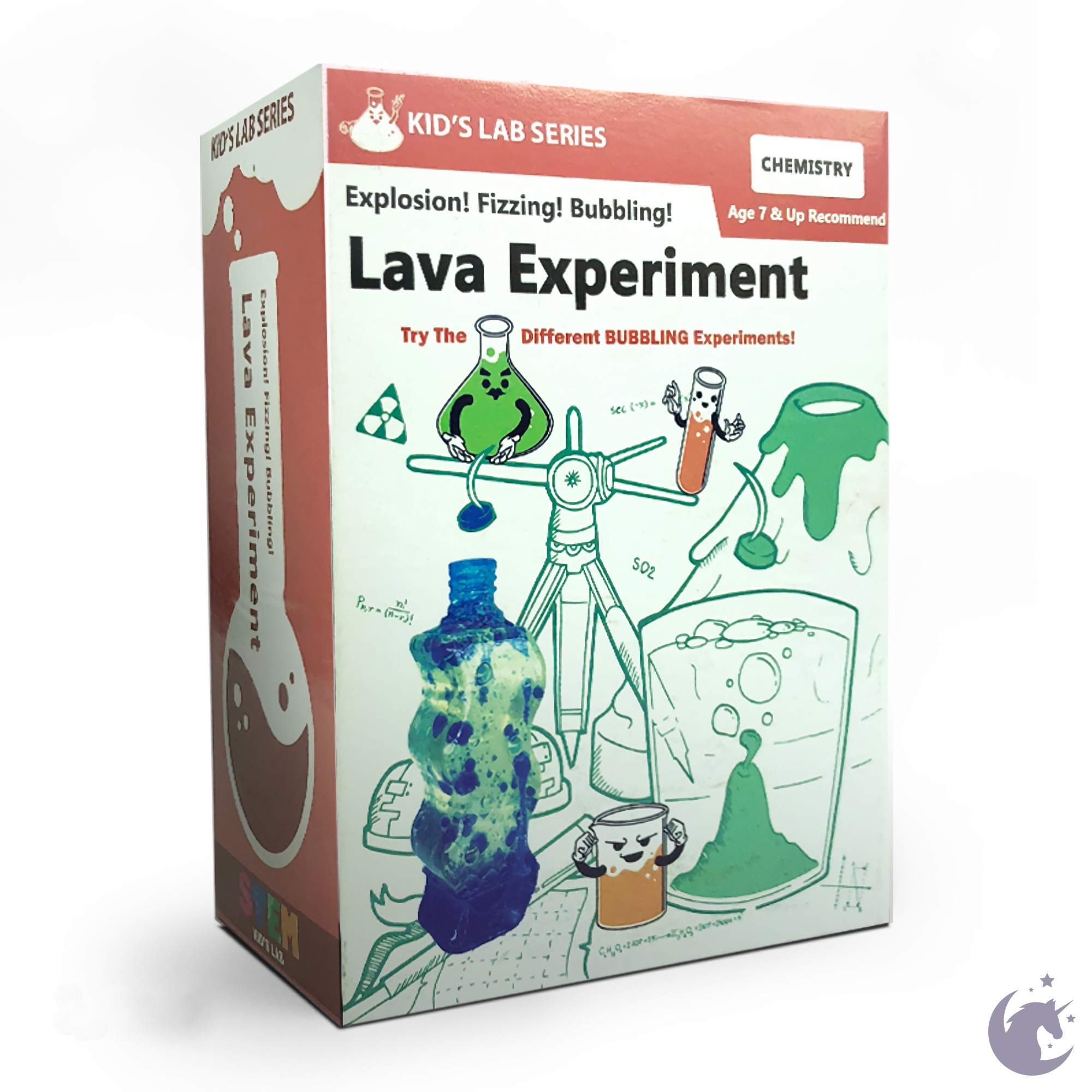 [Lava Experiment] DIY STEM Chemistry Science Experimental Kit Kids 8 ...