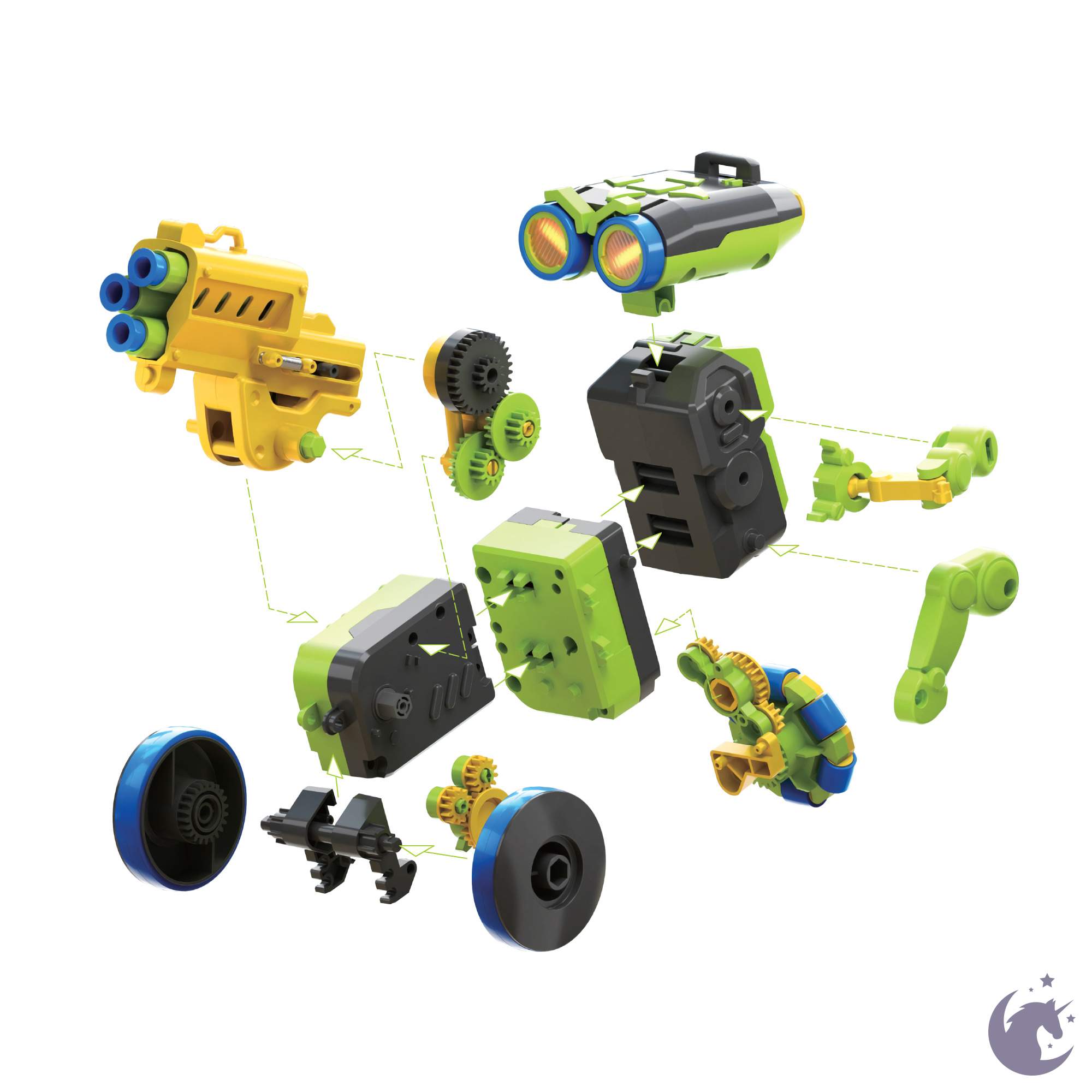 CIC Kits Tribo 3-in-1 Keypad Coding Robot STEM Programming Toy Age 12 ...