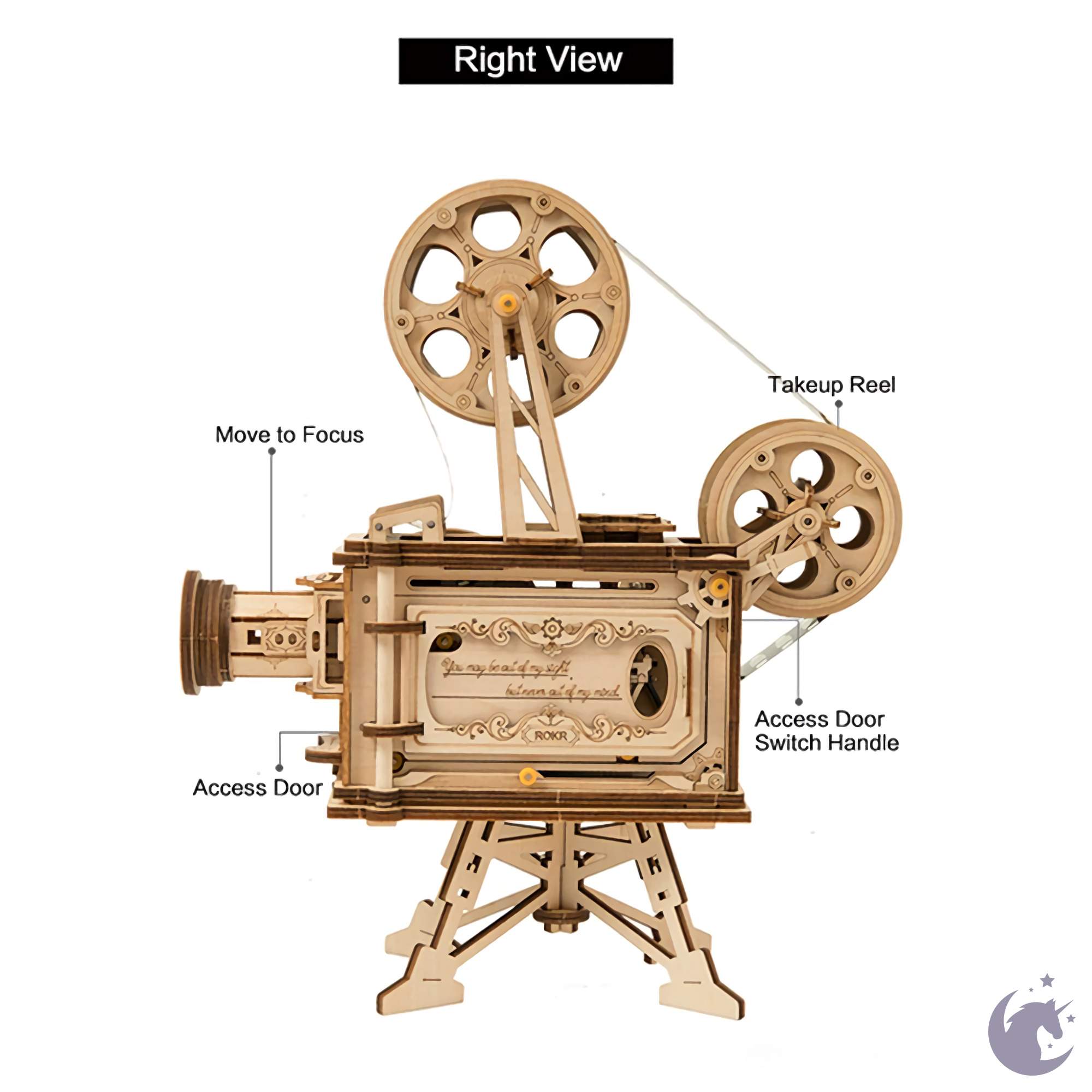 Canada Robotime ROKR Vitascope Mechanical Gears DIY Puzzles LK601 ...