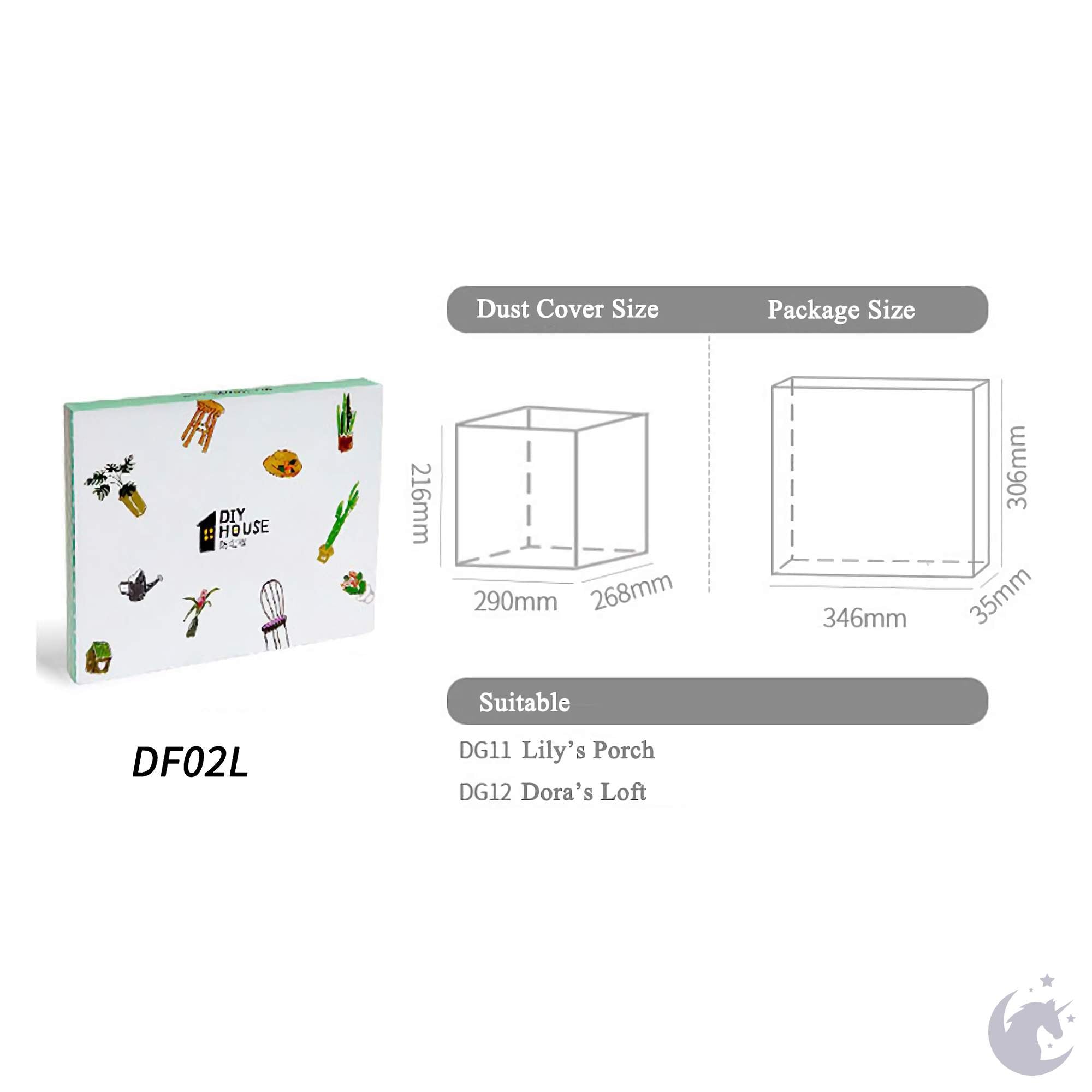 Canada Robotime Rolife Display Case for DIY Miniatures Dollhouse Kit ...