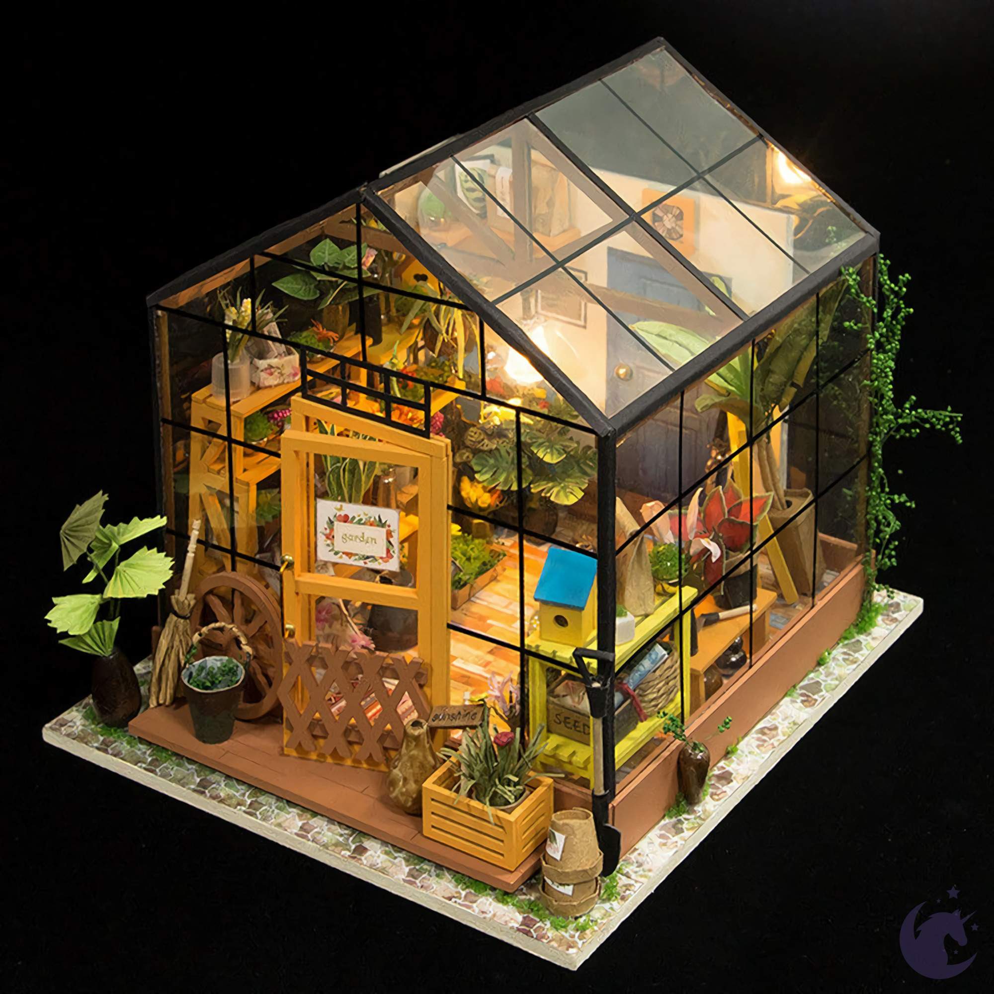 Canada Robotime Rolife Cathy's Flower House Miniature Dollhouse DG104 ...