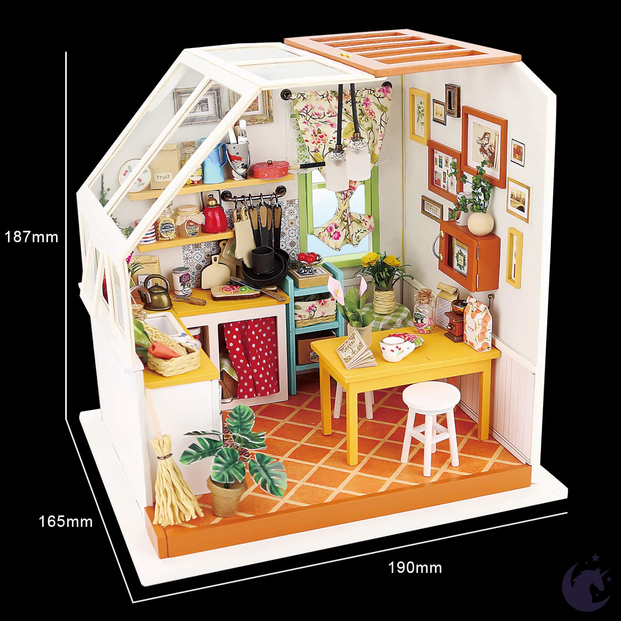 Canada Robotime Rolife Jason's Kitchen DIY Miniature Dollhouse DG105 ...