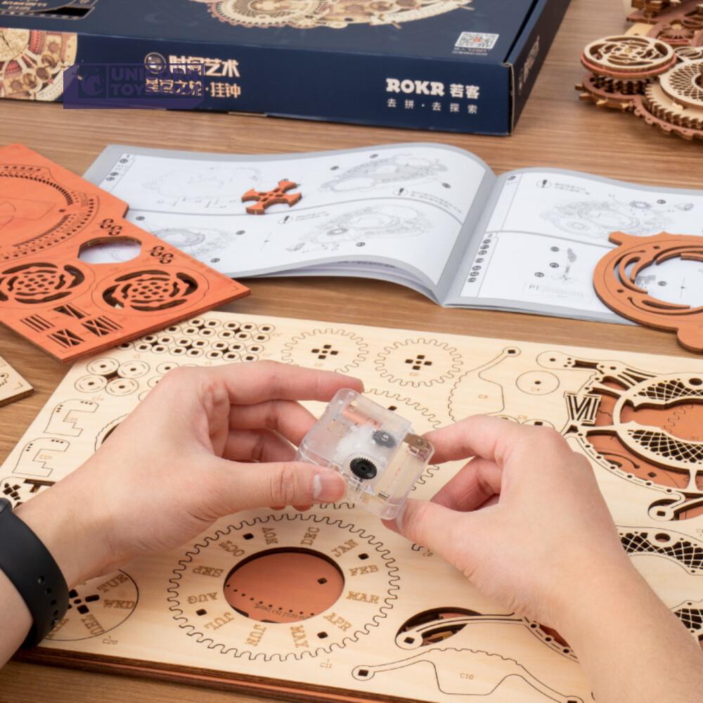 Canada Robotime ROKR Mechanical Desk Calendar DIY Puzzle Kit LC601 ...